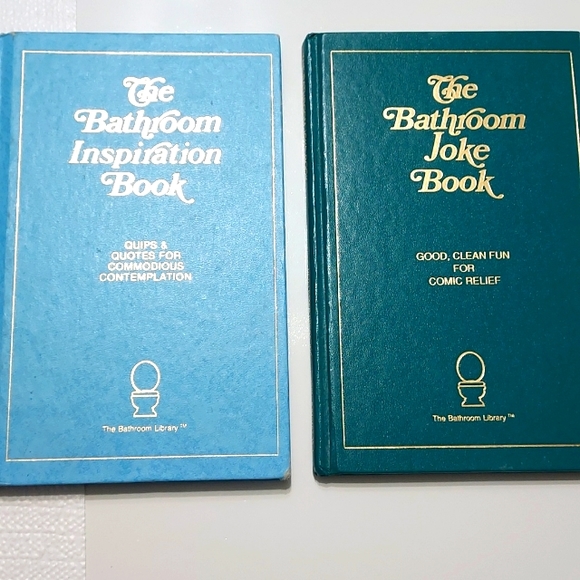 Accents | 2pc Bathroom Inspiration And Bathroom Joke Book | Poshmark